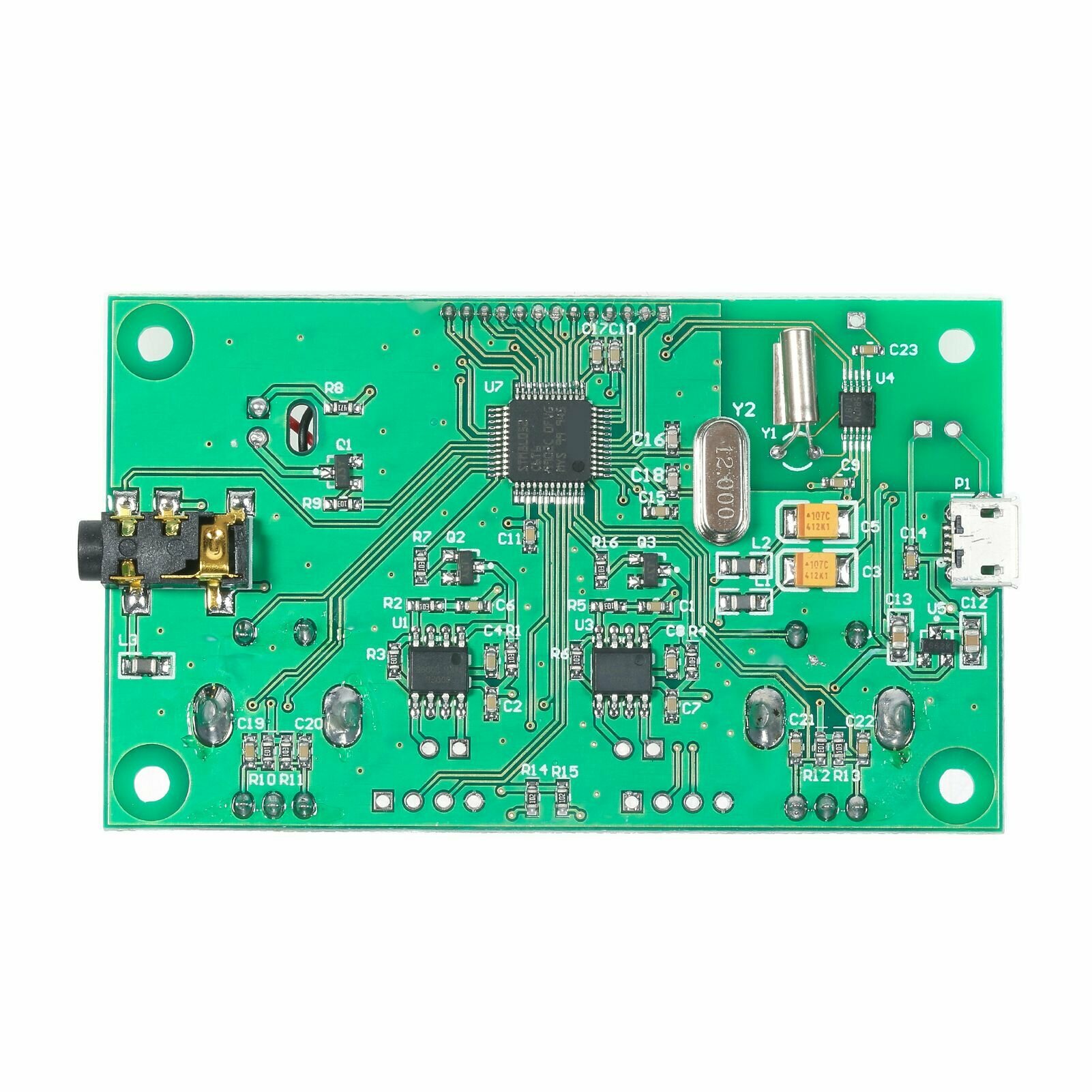 Цифровой FM радиоприемник модуль с ЖК дисплеем DSP и PLL диапазон 76 108 МГц стерео