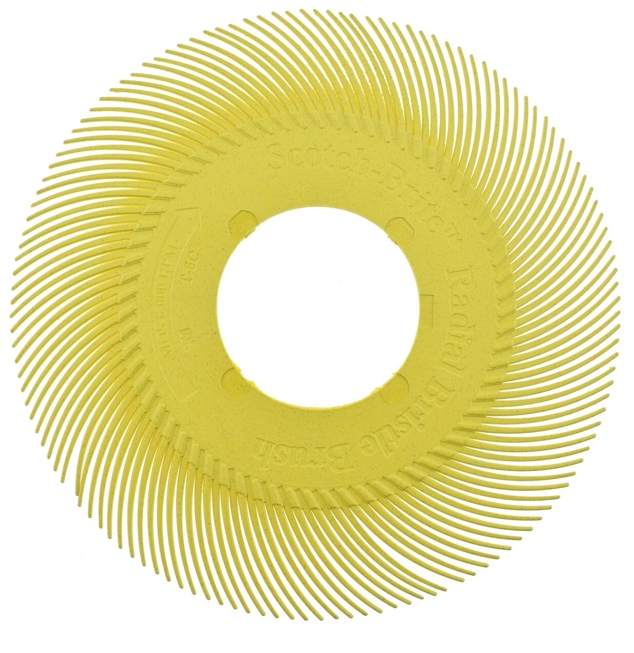 Щетка абразивная BB-ZB Bristle Scotch-Brite d150 Р80 тип-С 33055 (один) 3М желтый