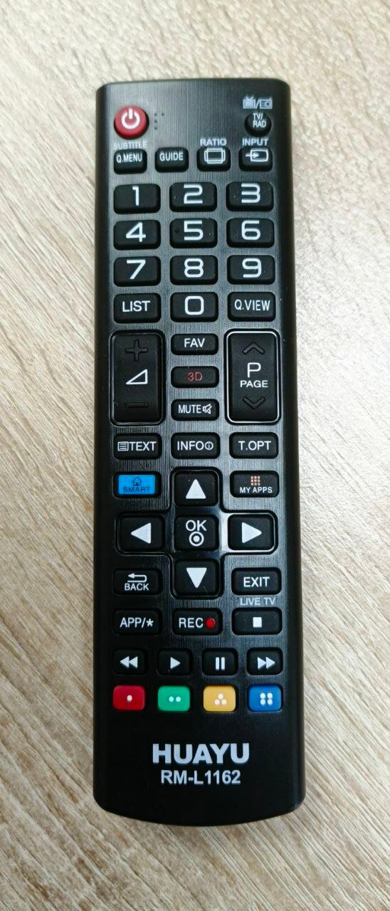 Пульт для телевизора LG(подходит к многим TV LG), универсальный RM-L1162V, батарейки в комплекте