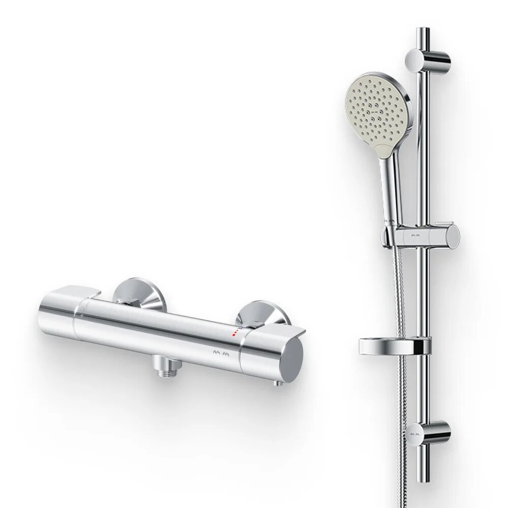 Душевой комплект Термостат AM.PM X-Joy F85A40000, для душа / Гарнитур Like F0180064