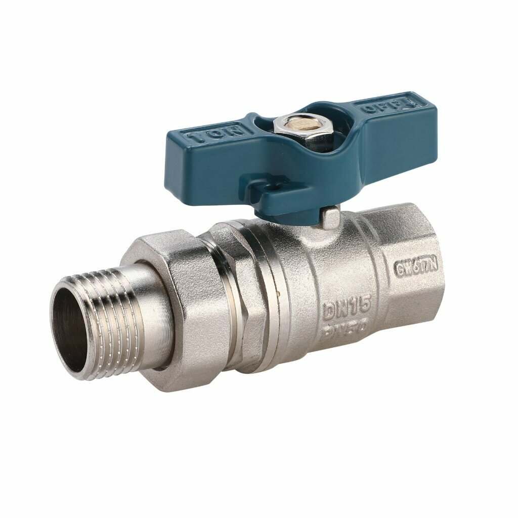 Кран шаровой "РМС" Люкс с американкой ГШБП-20 (3/4")РМС РМС ГШБП-20-Л