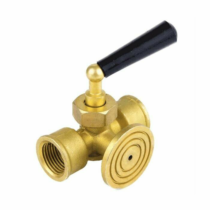 Кран д/ман лат 1064 G1/2"-М20х1,5 Ру16 м/м рук фл Aquasfera 1064-01