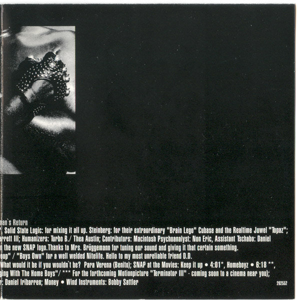 Компакт-диск Snap! - The Madman's Return - Logic Records - 262 552 (1 CD) — фото 1