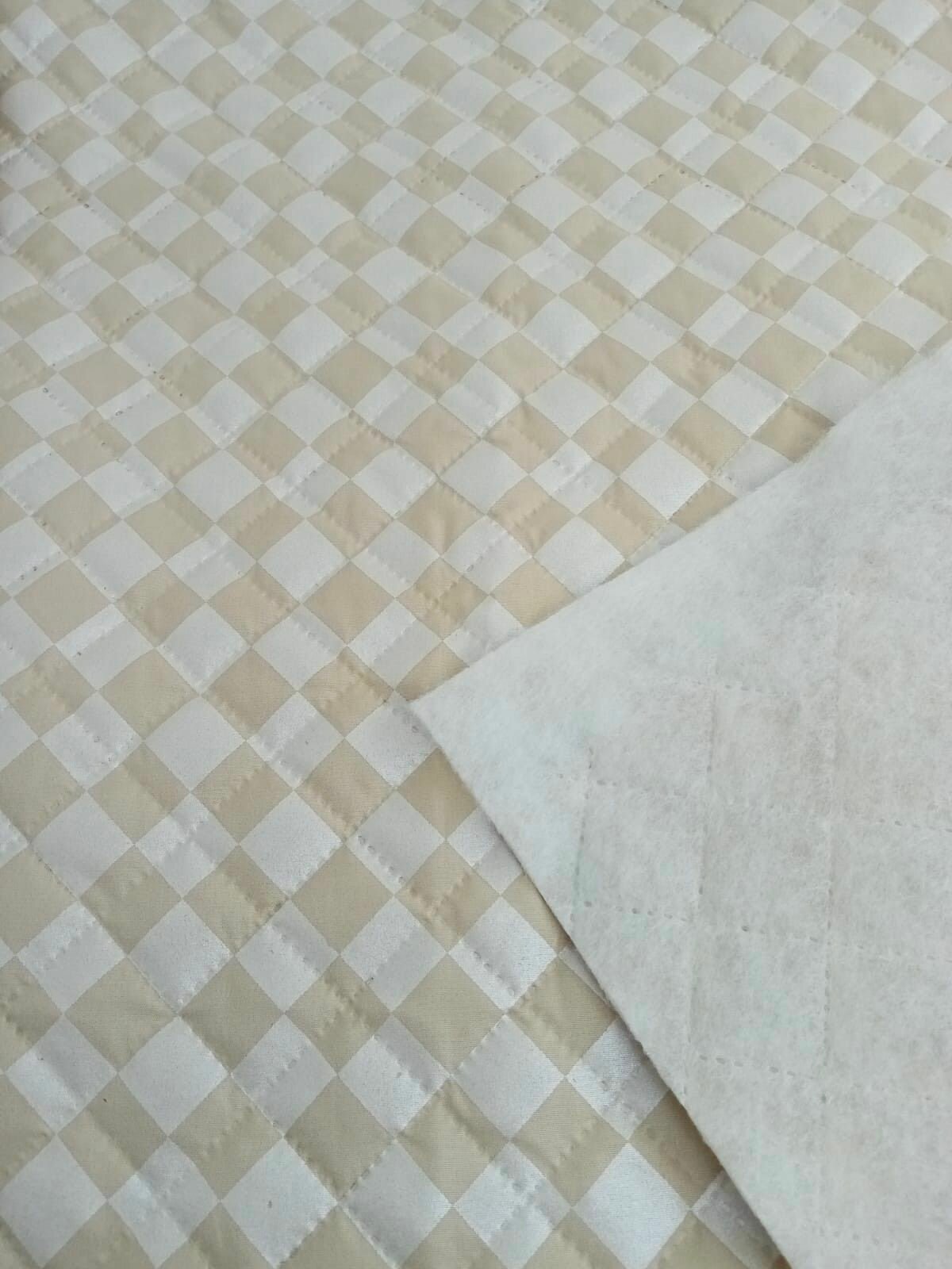 Ткань стеганая на синтепоне, ткань для шитья 300х220