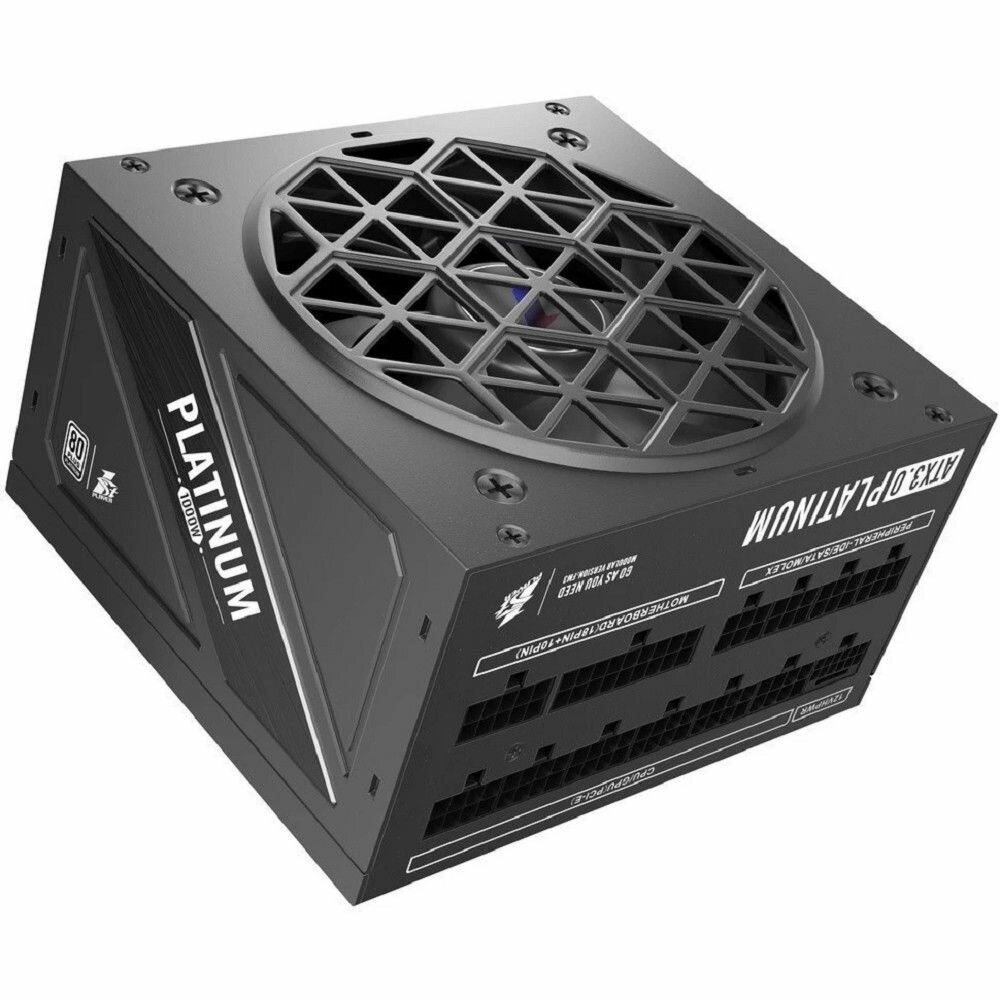 1STPLAYER Блок питания NGDP Platinum 1000W Black ATX3.0, APFC, 80 PLUS Platinum, SR + LLC + DC - DC, 120mm fan, full modular HA - 1000BA3 - BK