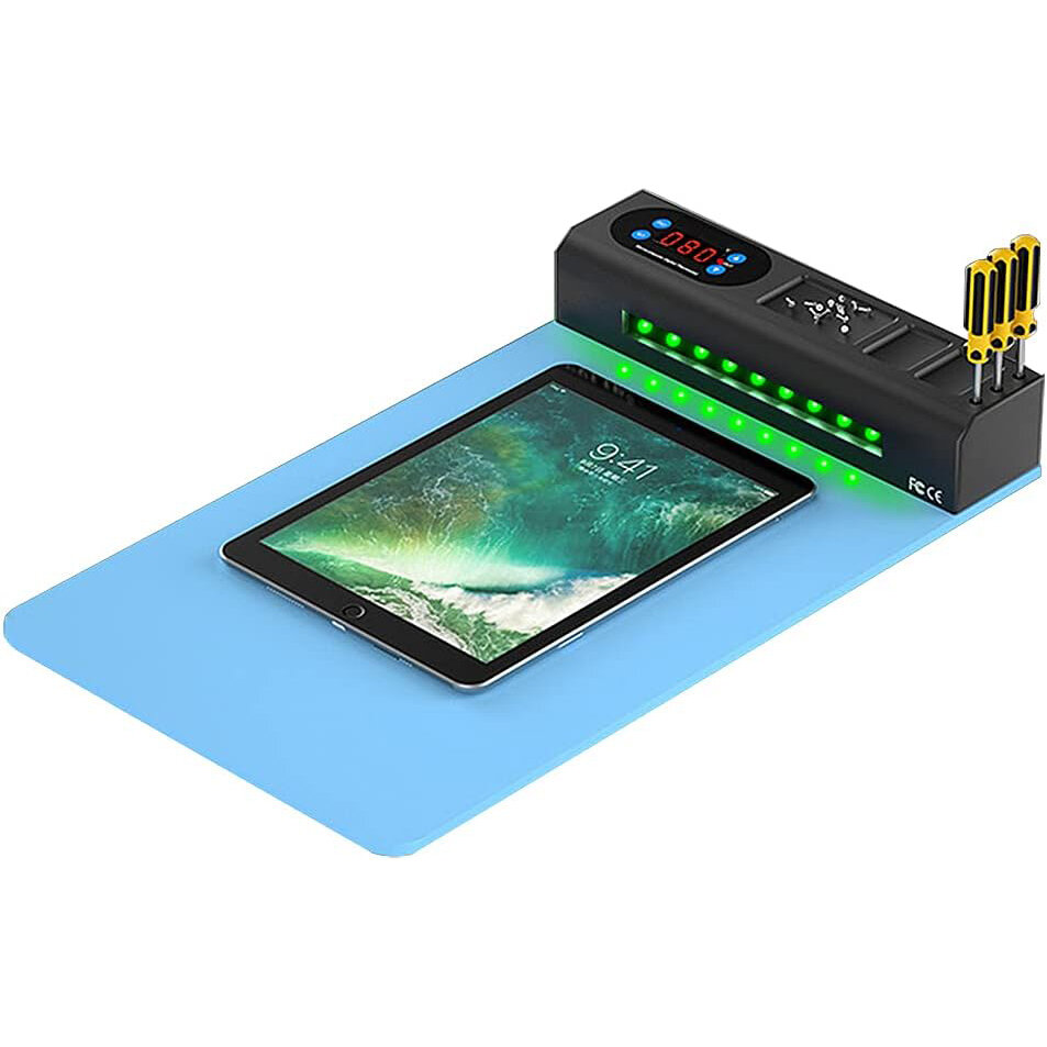 Термоковрик (сепаратор) для снятия дисплеев, разделитель ЖК-экрана, нагревательная платформа, для iPad iPhone смартфонов для ремонта экранов