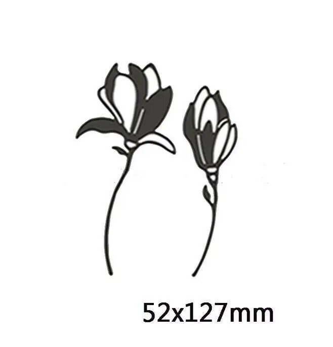 Металлические штампы Magnolias для скрапбукинга