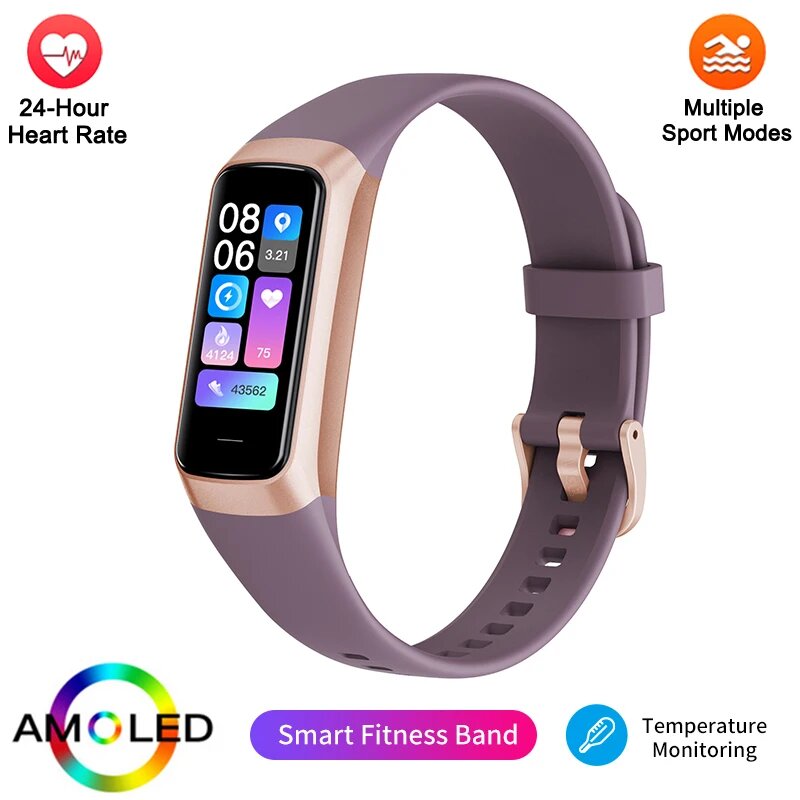 Смарт-часы 2024 для мужчин и женщин Фиолетовый, Purple