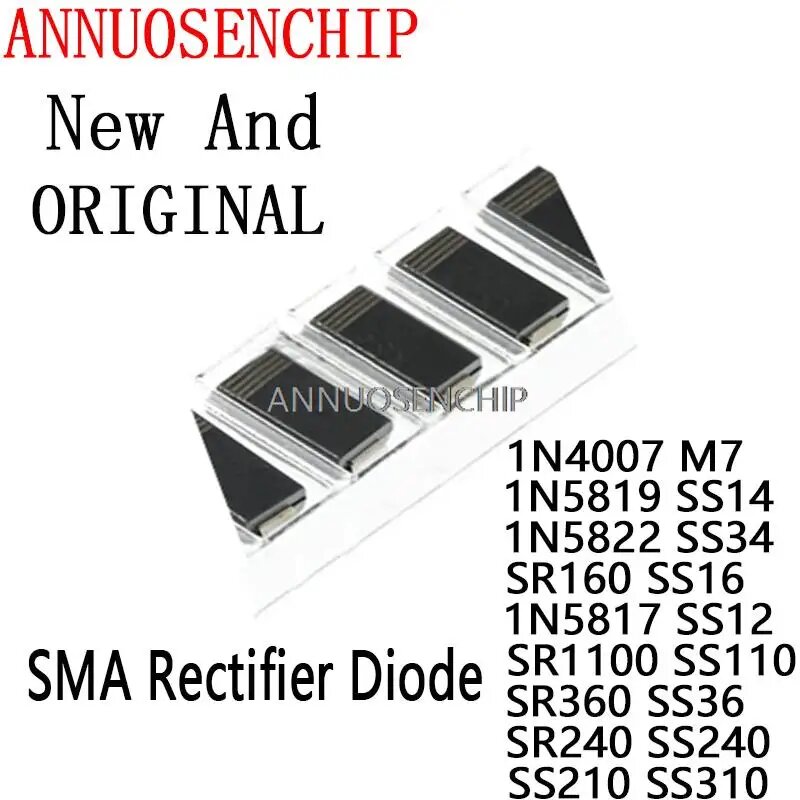 Диоды выпрямительные ANNUOSENCHIP 2000 шт, M7 (1N4007)
