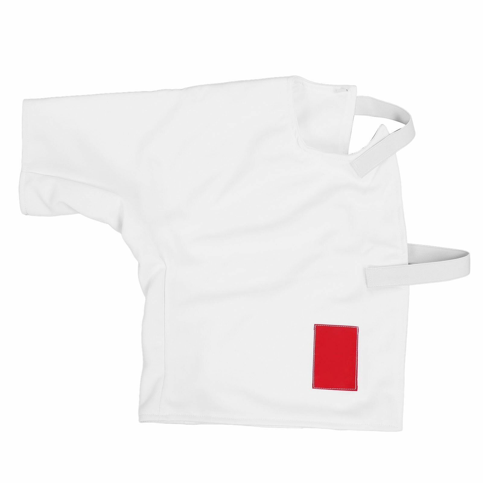 Фехтовальный жилет CE350N, утолщенная ткань, защищающая от колющих ударов, дышащая подкладка, регулируемый плечевой ремень, костюм для фехтования для тренировок и соревнований, размер M