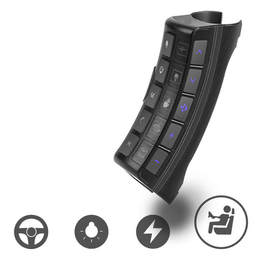 Пульты дистанционного управления для автомобилей 2020 года для кнопок на рулевом колесе bluetooth-пульт дистанционного управления универсальный для 2-din автомобильной android-магнитолы