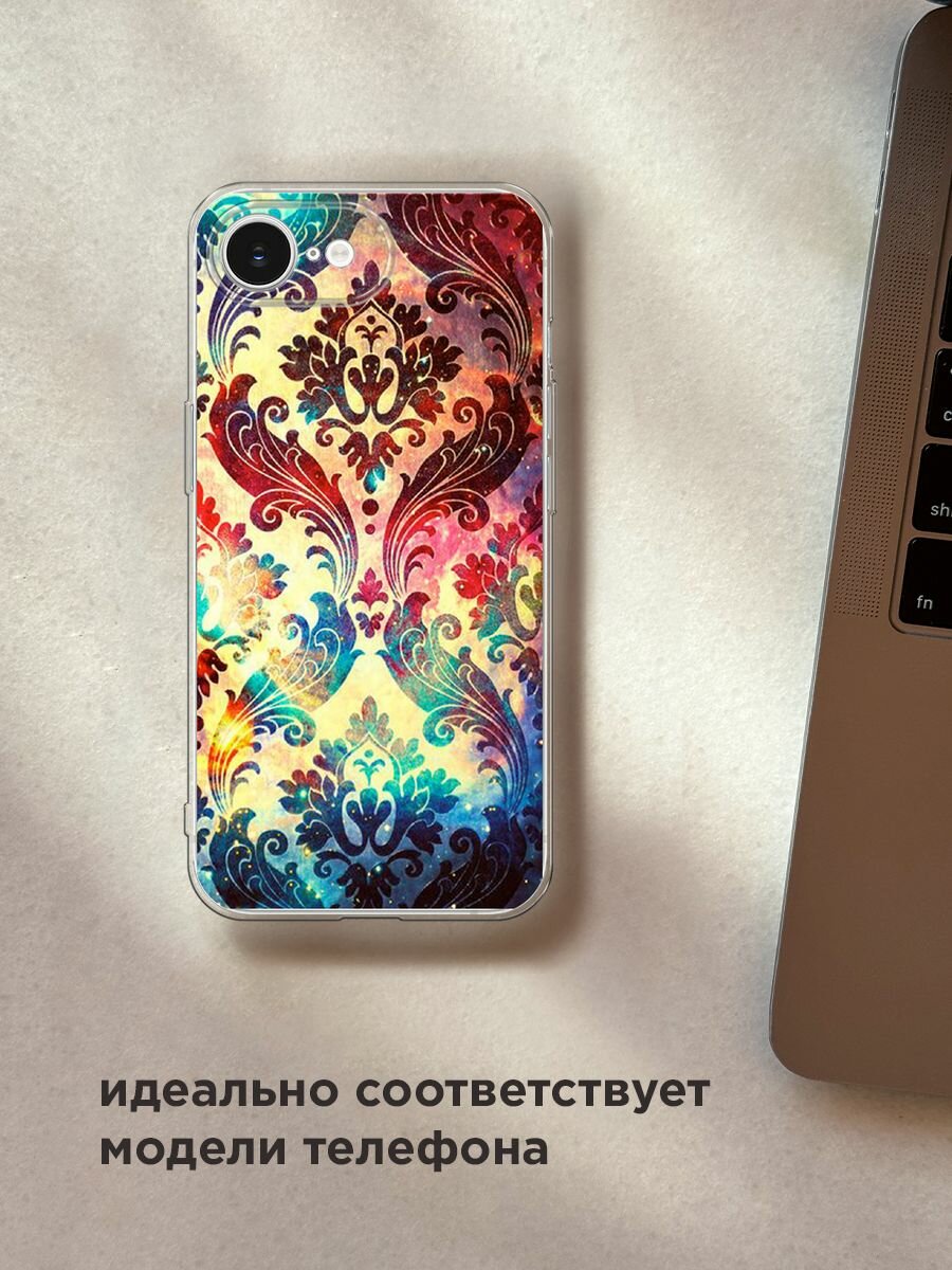 Чехол на Apple iPhone 16e/17e / Айфон 16е/17e с принтом "Чарующий узор" — фото 1