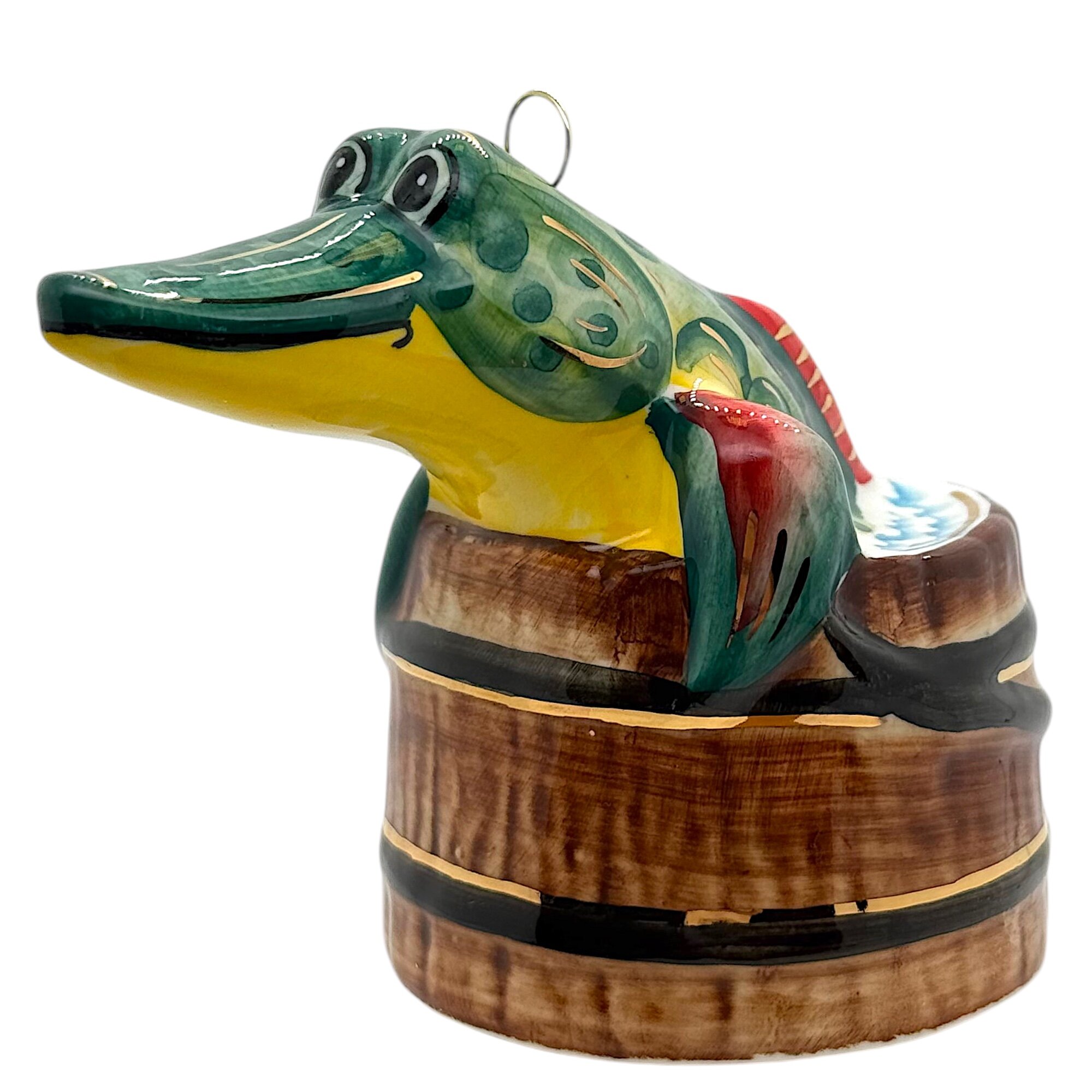 Ёлочная игрушка "Щука" (Лефортовский фарфор)