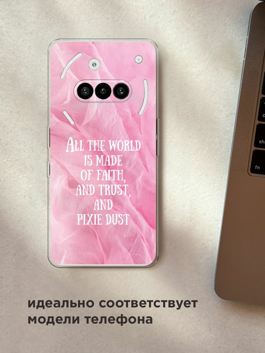 Чехол на Nothing Phone 3a / Нотинг Фон 3а с принтом "Pixie dust - 8 марта" — фото 1