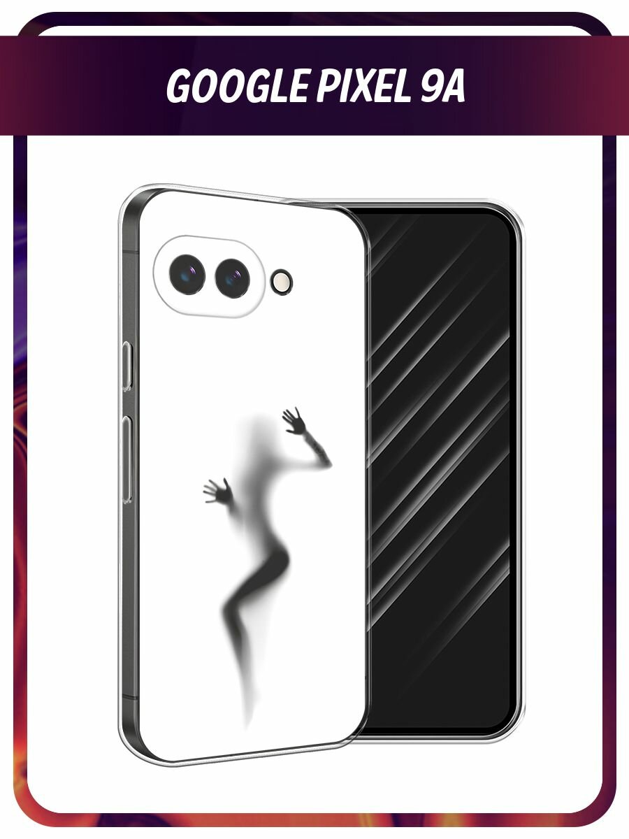 Чехол на Google Pixel 9a / Гугл Пиксель 9a с принтом "Девушка в душе"