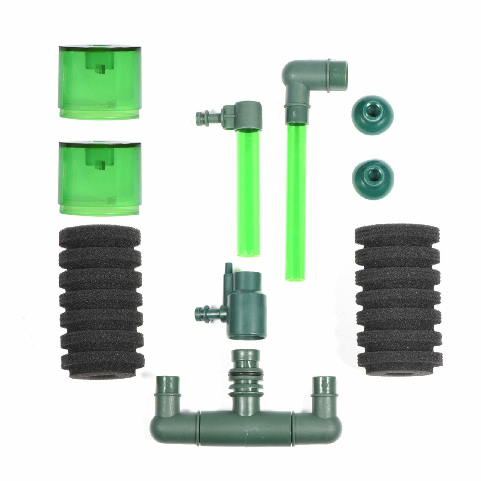 Губчатый биофильтр для аквариума, двойная головка, модель QS-200A