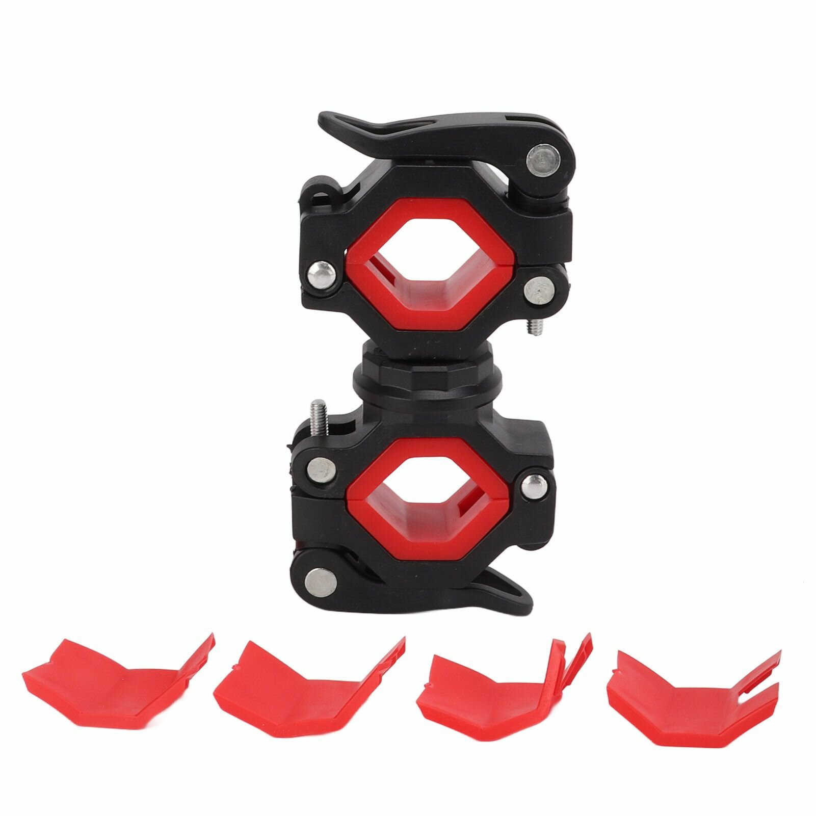 Зажим для велосипедного фонарика, вращается на 360 градусов