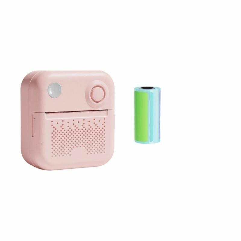 D3 Портативный принтер этикеток для дома и офиса с мобильным приложением, Розовый