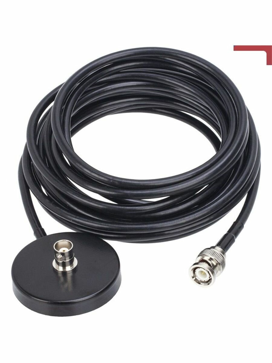 Магнитный кронштейн для автомобильной антенны BNC Female замена для грузовиков 5.4X5.4cm