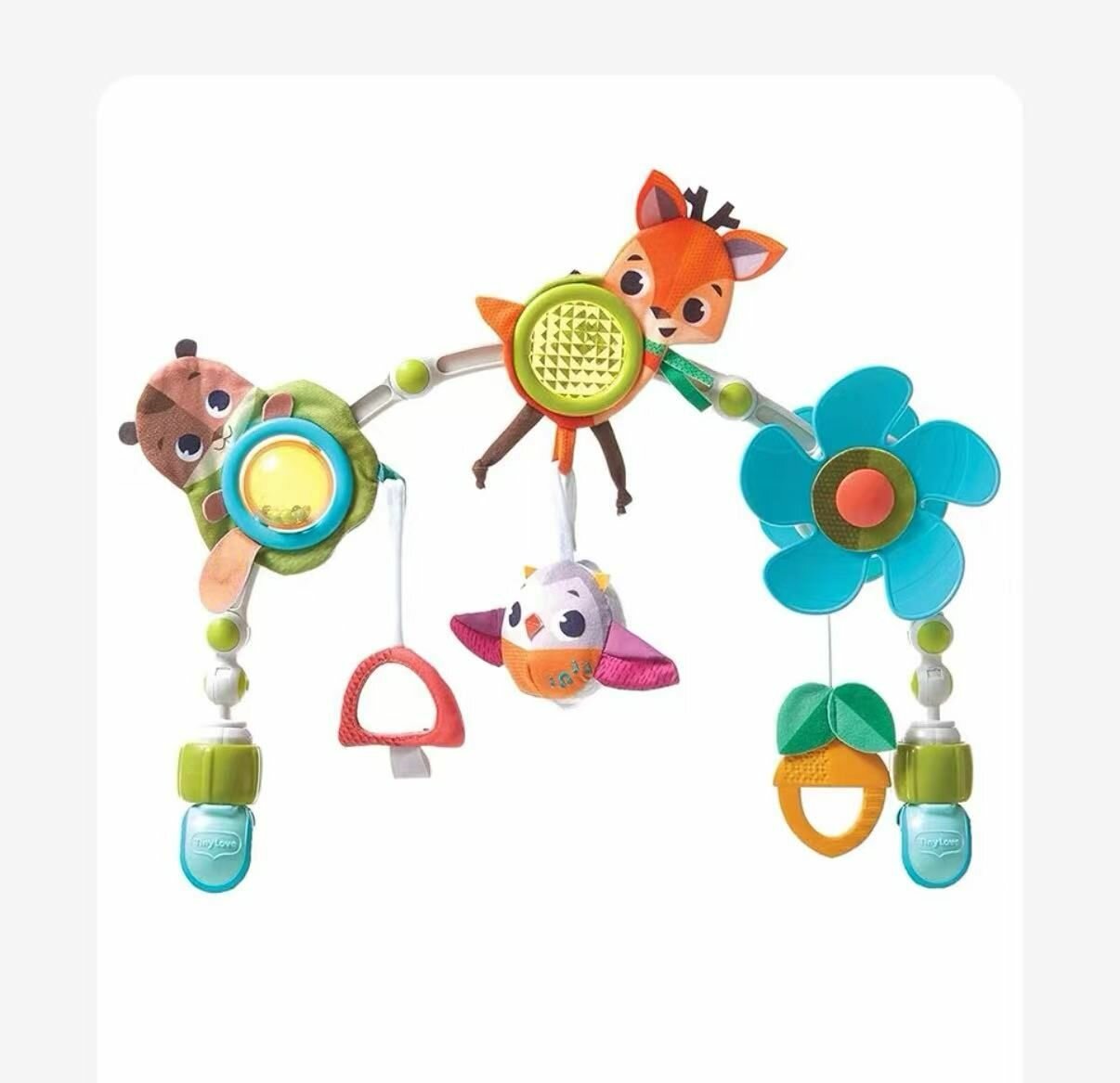 Развивающая дуга с игрушками на коляску, кроватку, автокресло Tiny Love Meadow Days "Солнечная полянка"