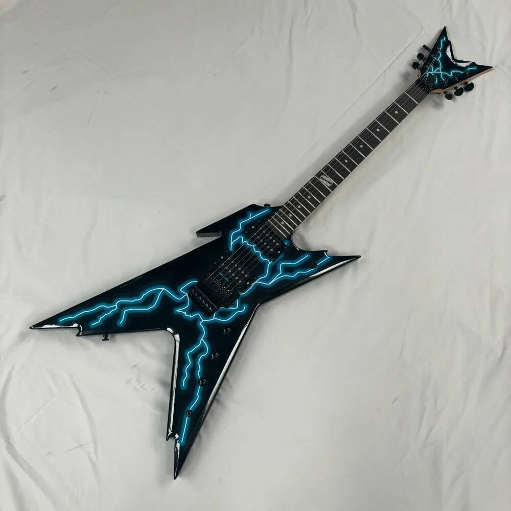 Электрогитара Электроакустическая Электрогитара washburn1/Flying V 6-струнная