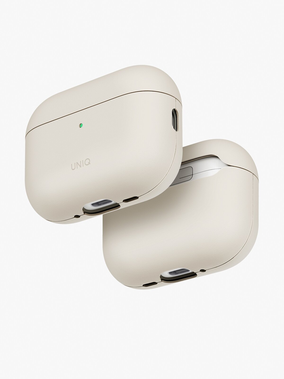 Uniq кожаный чехол для Airpods Pro 3, Lyden Vex Leatherette, Clay