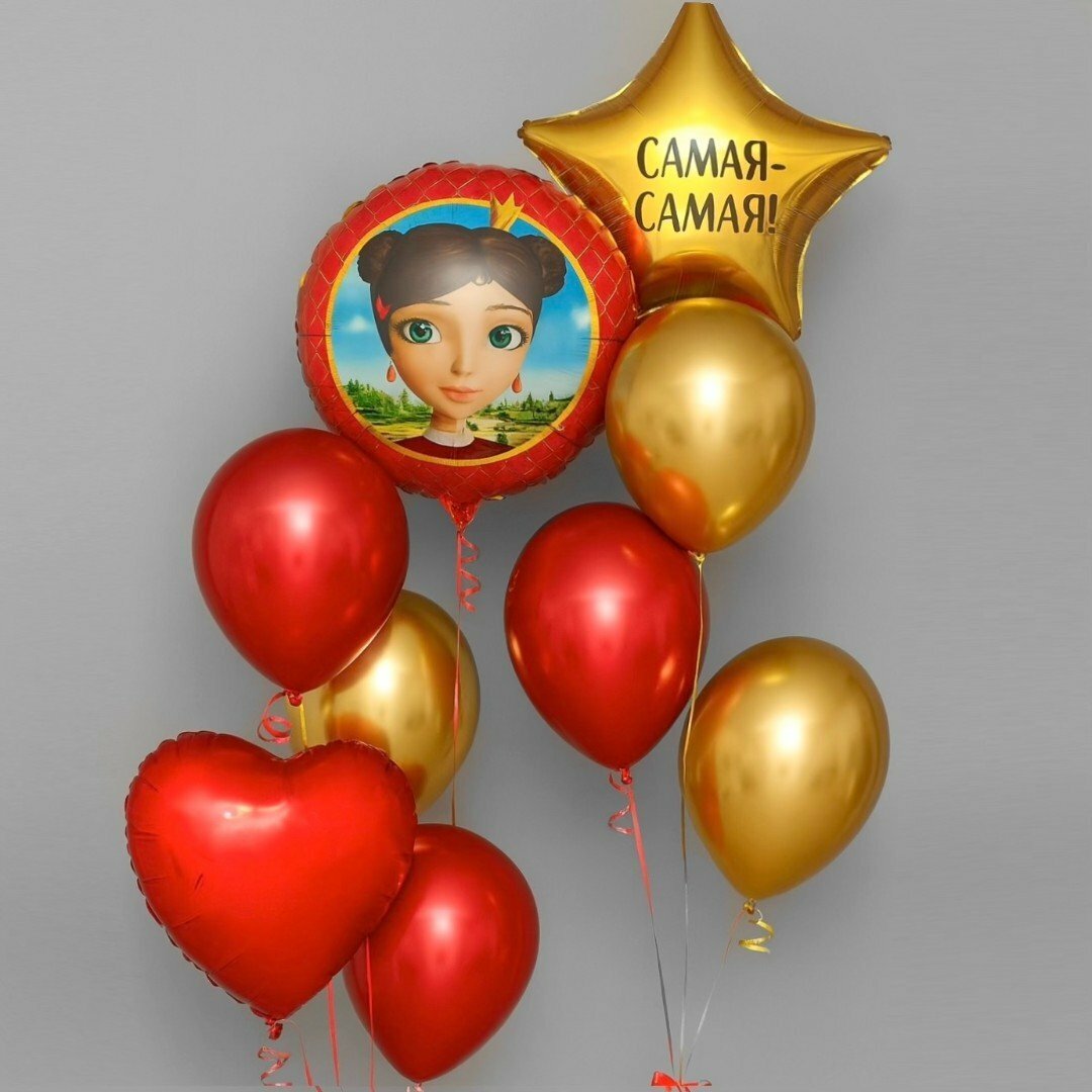 Композиция из шаров "Царевна Дарья"