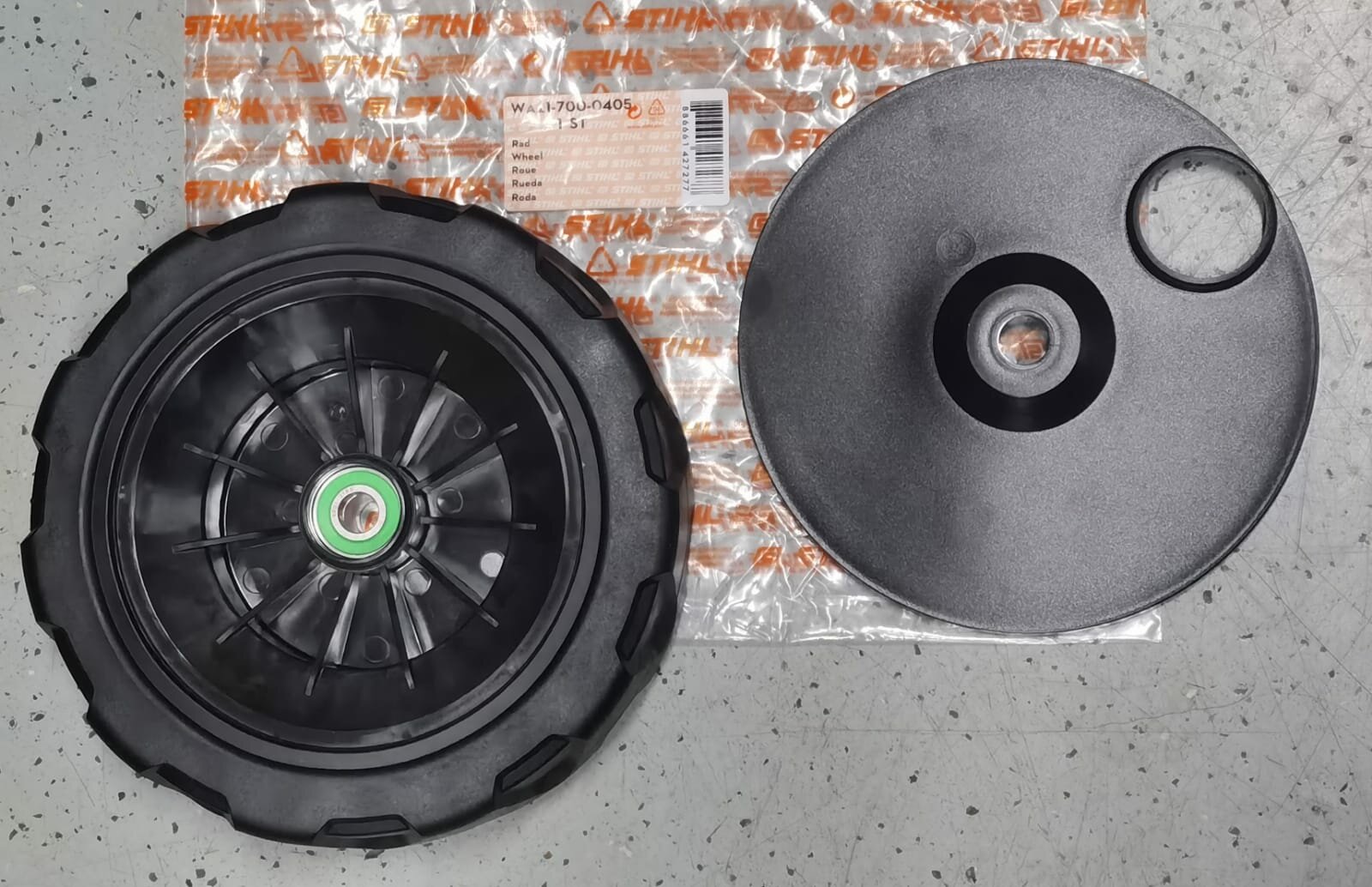 Колесо заднее для одноручной газонокосилки 3в1 RM 248.3T/RM 253.3 T арт WA217000405 1 шт