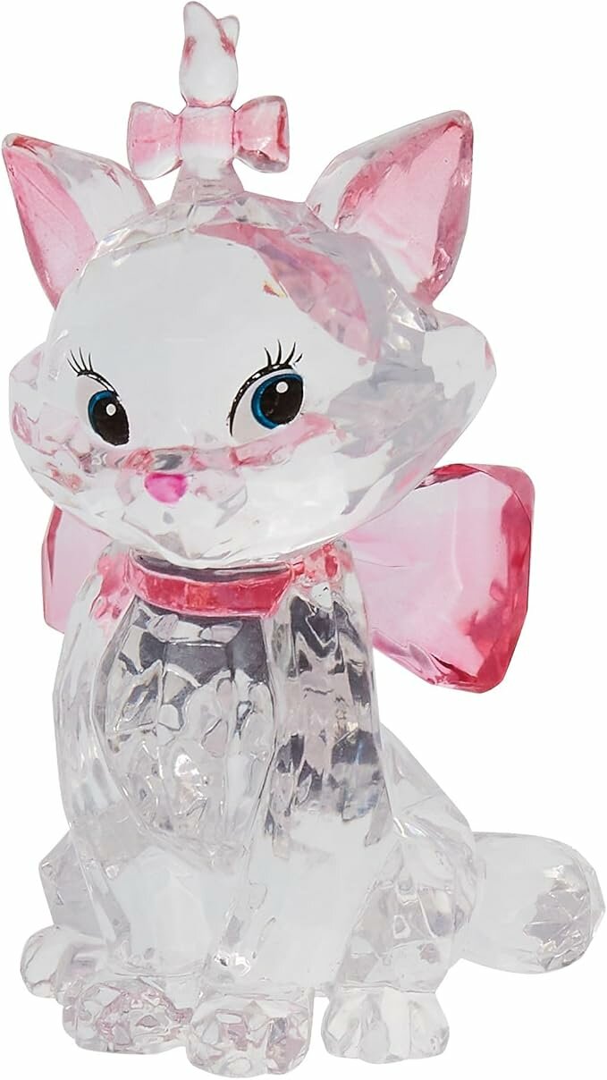 Коллекционная Фигурка Enesco Facets Disney - Фигурка Мари из мультфильма Аристокоты, из акрила с фацетной поверхностью 8,9 см - ND6009879