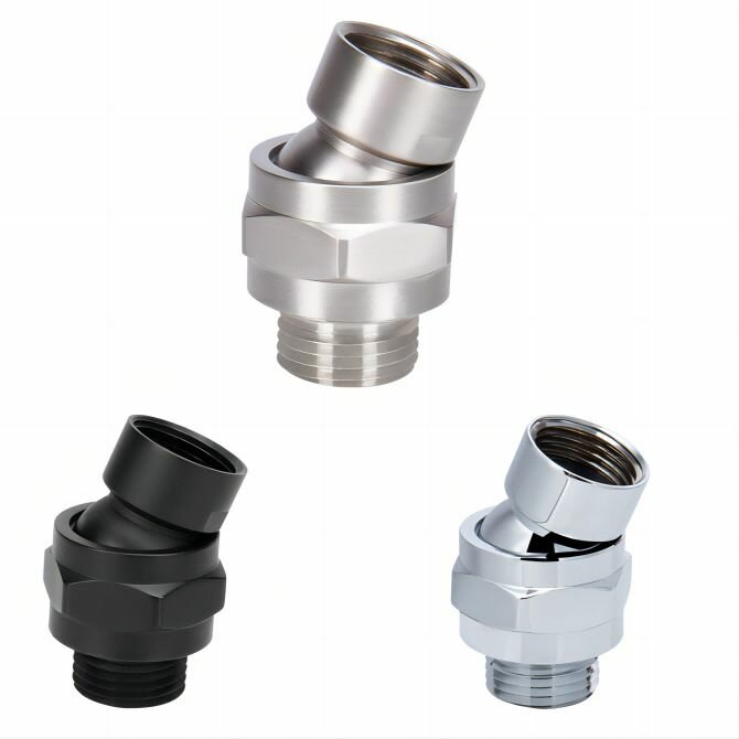 OZ-EXMA 1X Соединитель для душевой лейки, поворотный адаптер, шаровой шарнир для потока воды, аксессуары