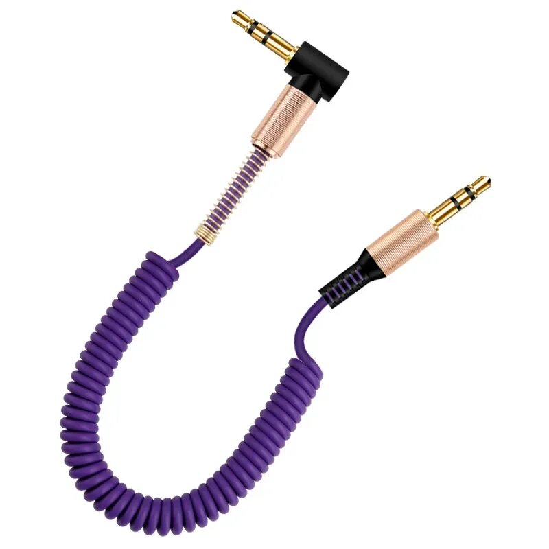 Аудиокабель 3.5 мм AUX Purple