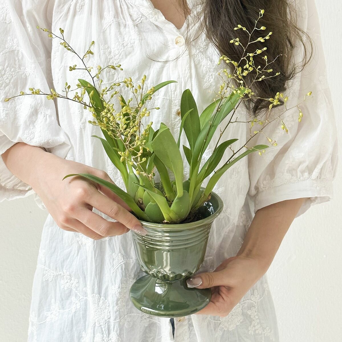 Винтажный Металлический Вазон Для Цветов Ретро Ваза Для Сушёных Цветов 16.00X16.00X12.50Cm