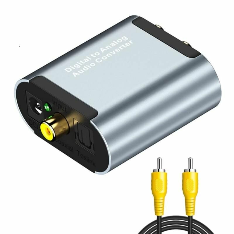 Частота дискретизации 192 кГц металлические ЦАП преобразователи цифровые оптические коаксиальные в аналоговые, Главная коаксиальная модель