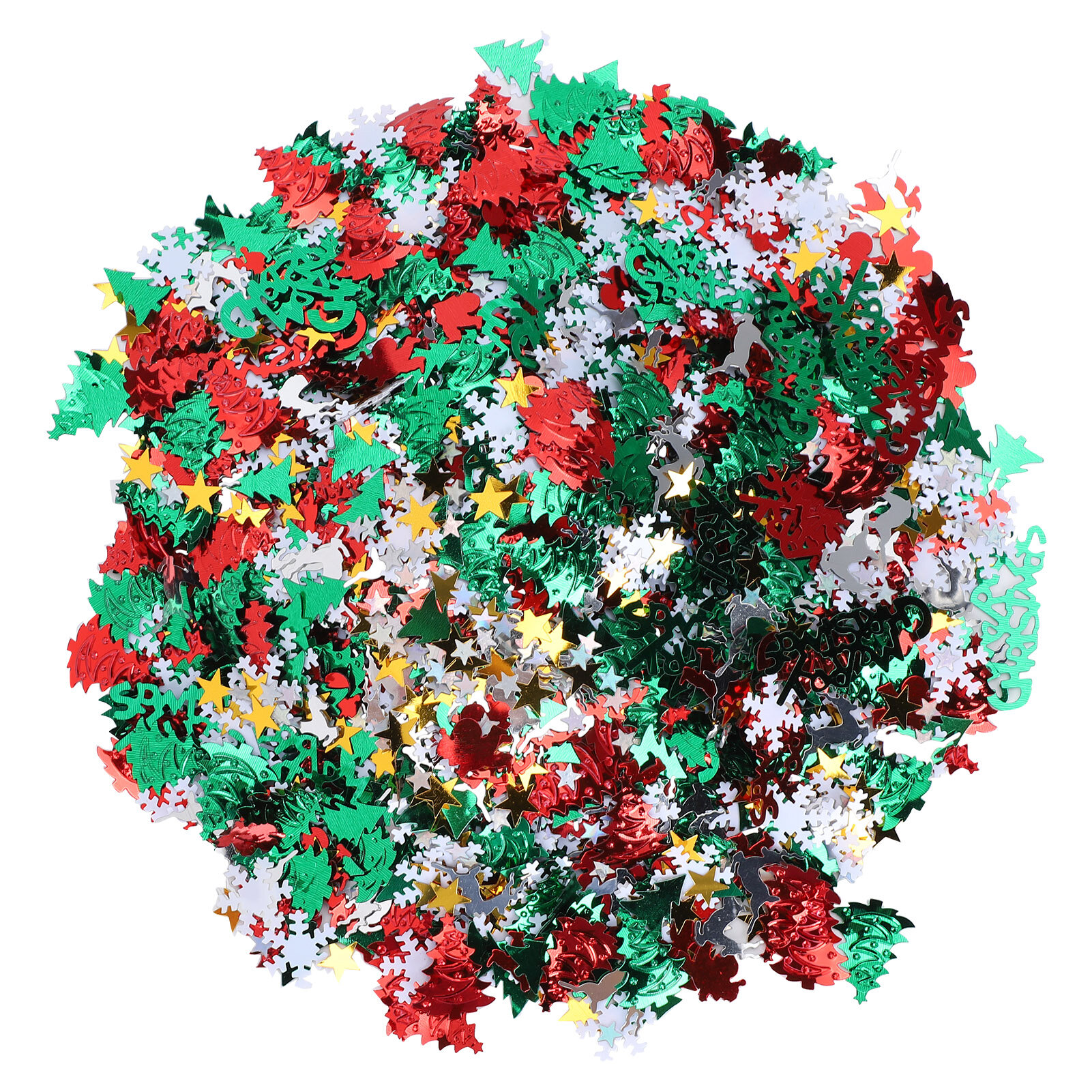 Рождественские конфетти блески блестки ярко для вечеринки украшения поля 100 г