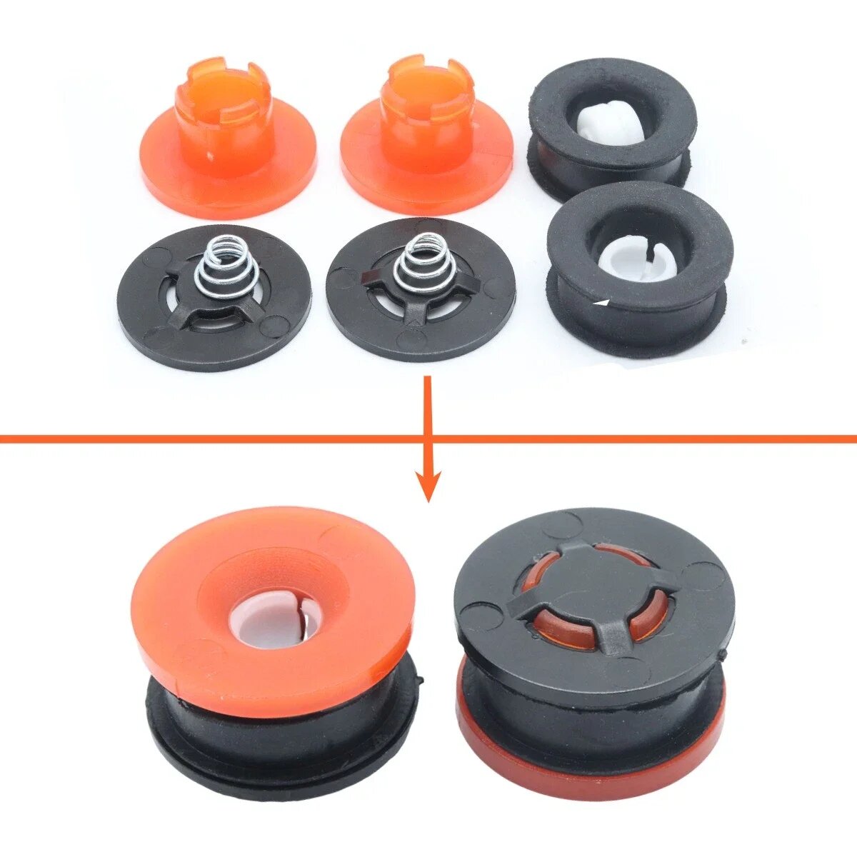 Ремкомплект троса коробки передач Ford Focus MK3, рычаг переключения передач MT, концевой соединитель, втулка, запасные части 2010 2011 2012-2017 Violet