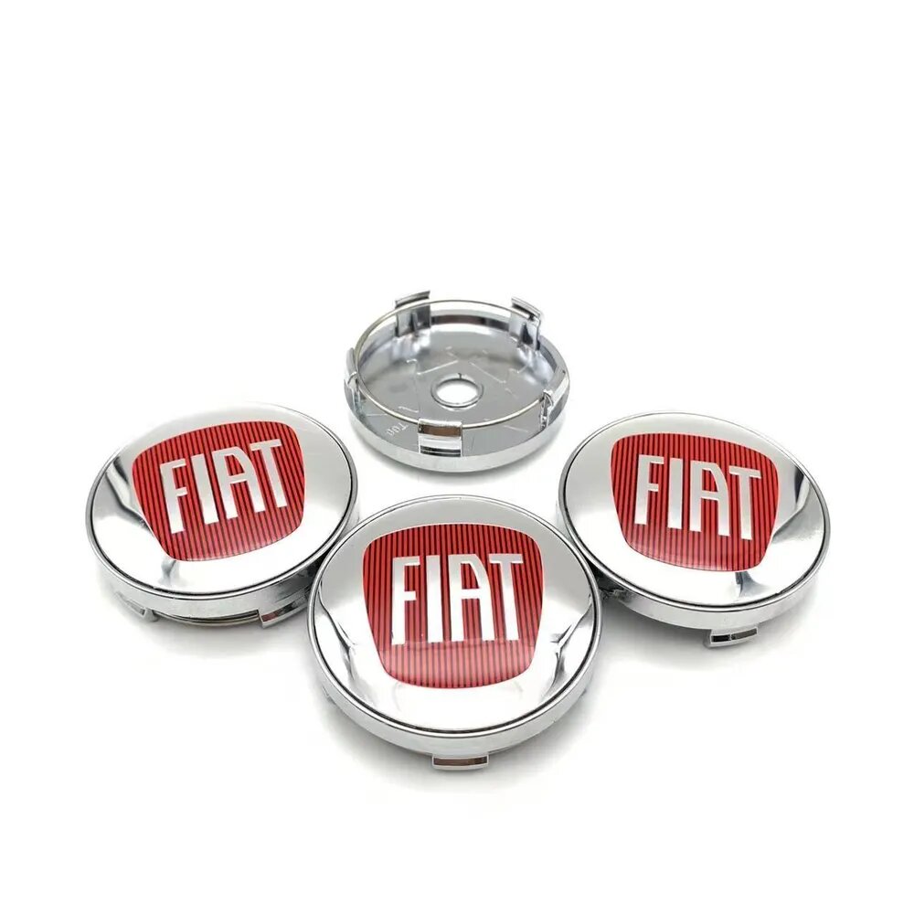 Пылезащитные колпаки для легкосплавных дисков фиат /Колпачки на диски FIAT 60/56/10, комплект из 4 штук