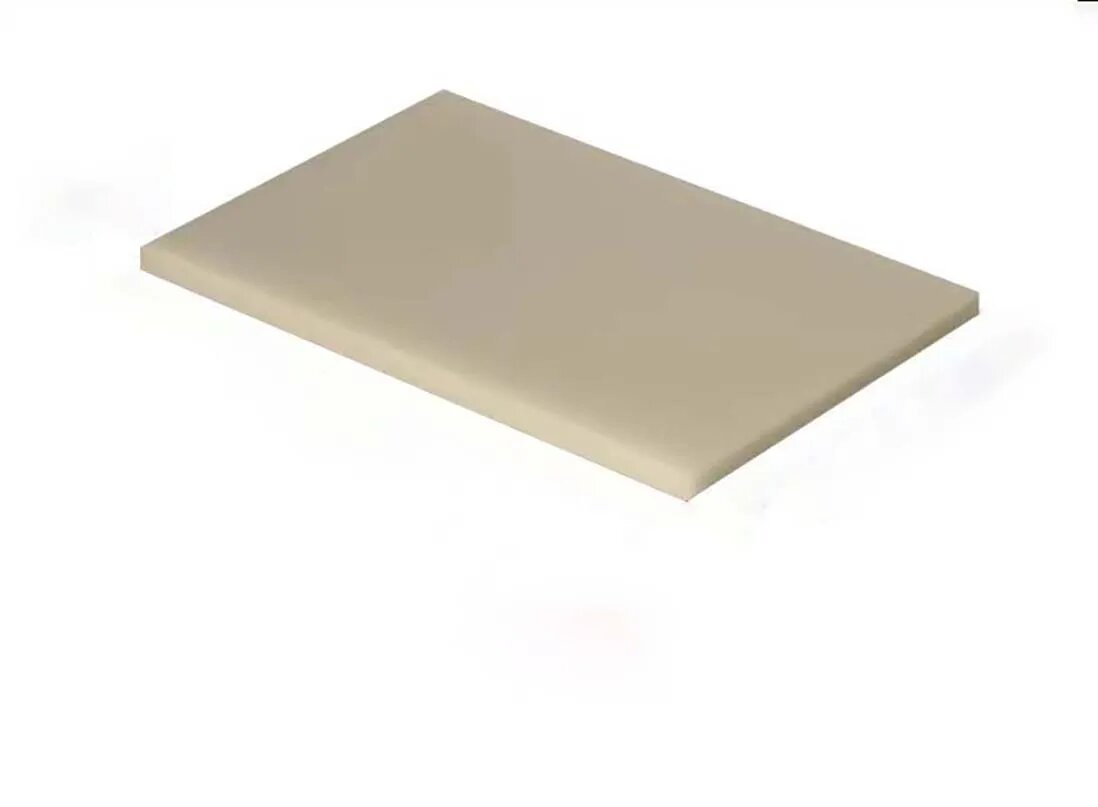 Бежевая ABS пластиковая доска 100x100x20 мм