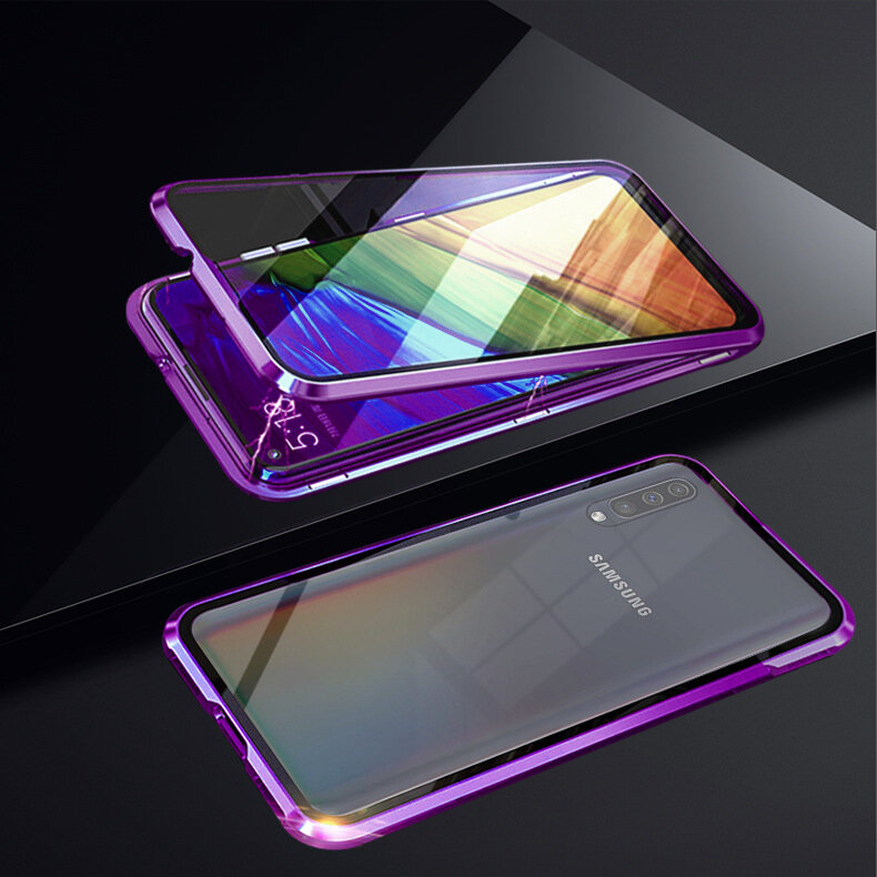 Чехол Promax "Двусторонний магнето", для iPhone X, металл, стекло, двусторонний магнит