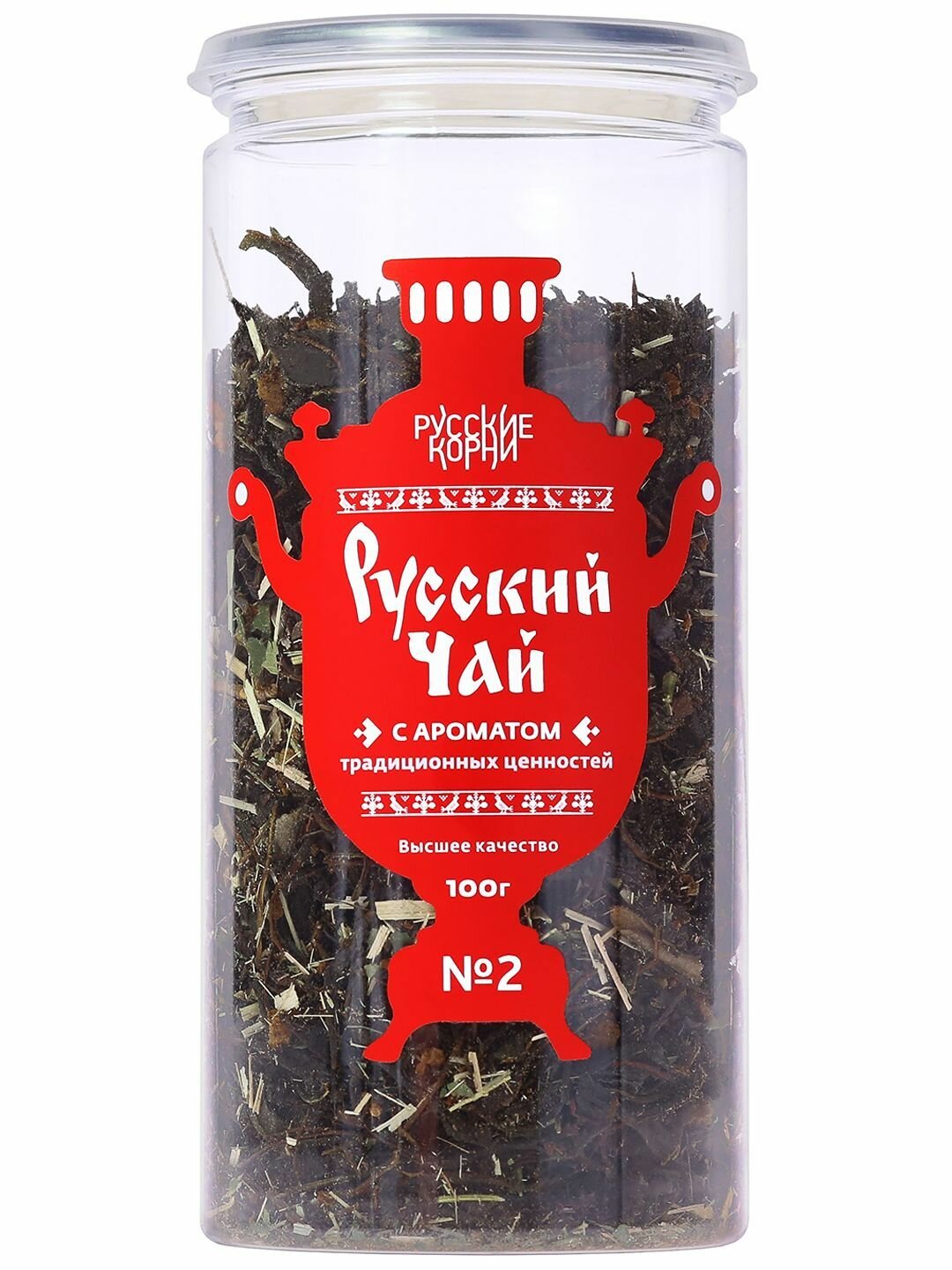 Русские корни / Чай травяной Русский чай При стрессе и усталости 100г