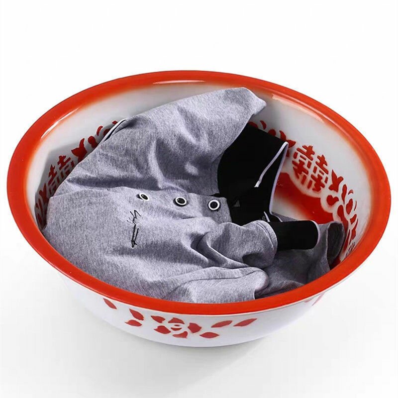 Эмалированная раковина в старом стиле, утолщенная для умывания лица, замачивания ног, домашнего использования, свадебного умывания, мытья овощей, цельная, бесплатная доставка, оптовая продажа L