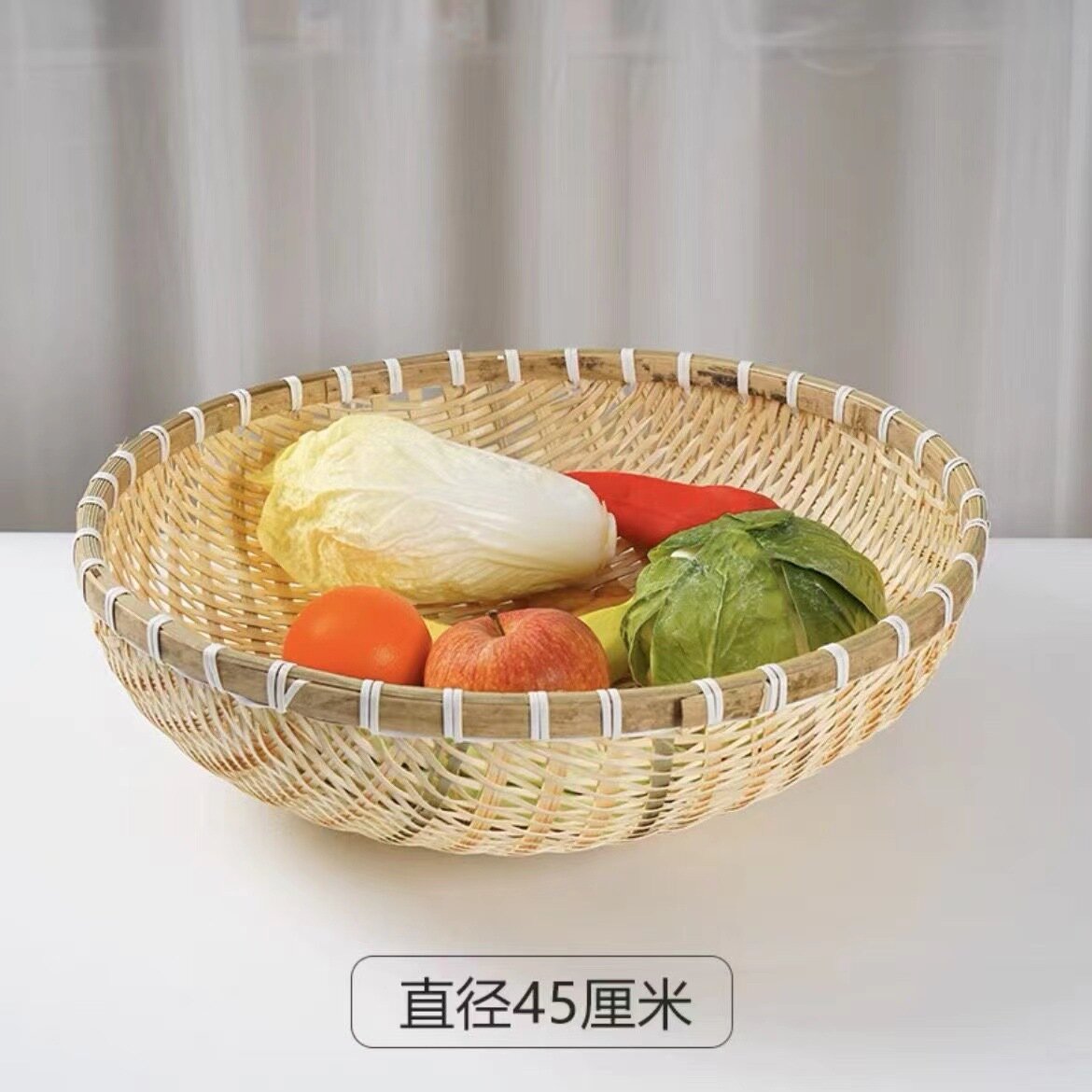 Бамбуковая плетеная совок для мусора, корзина для хранения булочек, бамбуковые изделия, плетеная корзина для мытья овощей, корзина для слива воды, корзина для мытья риса, фруктовая корзина, маленькая корзина