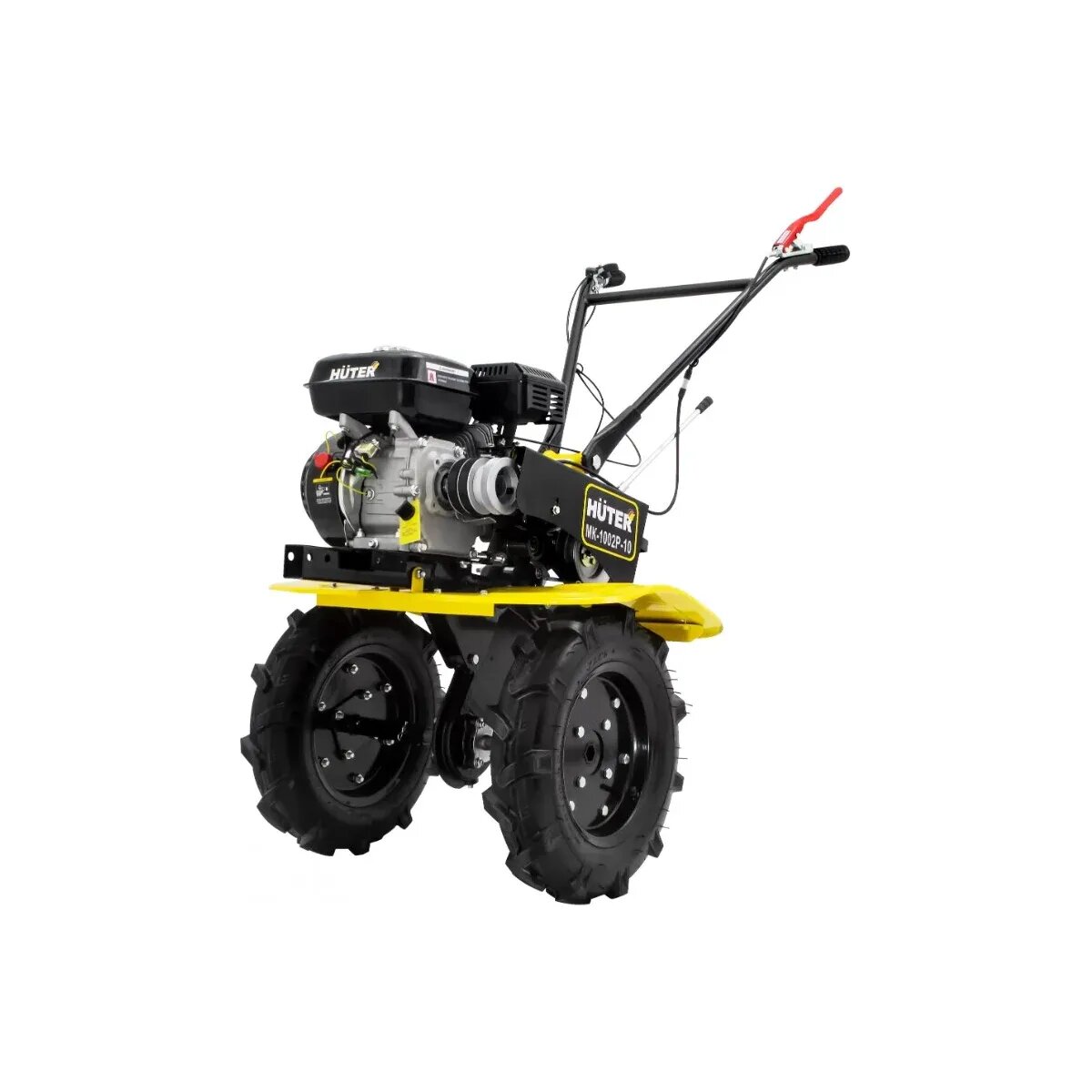 Сельскохозяйственная машина Huter МК-1002Р-10 бензиновый, черный/желтый