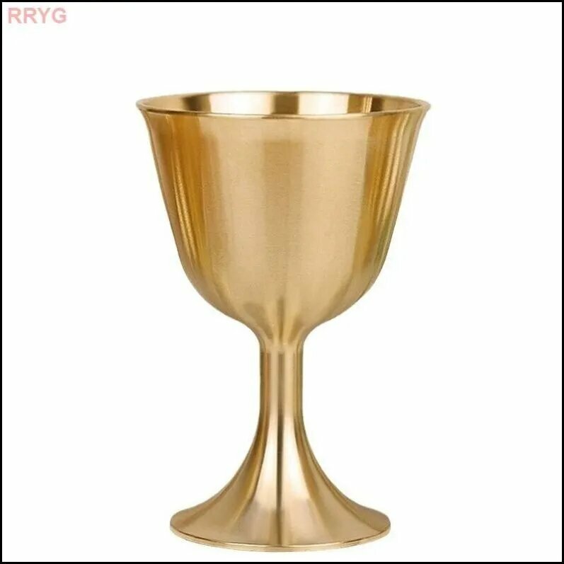 Ритуальная чашка, тройной лунный алтарь, кубок с позолотой, латунная посуда, церемония гадания, астрологический инструмент