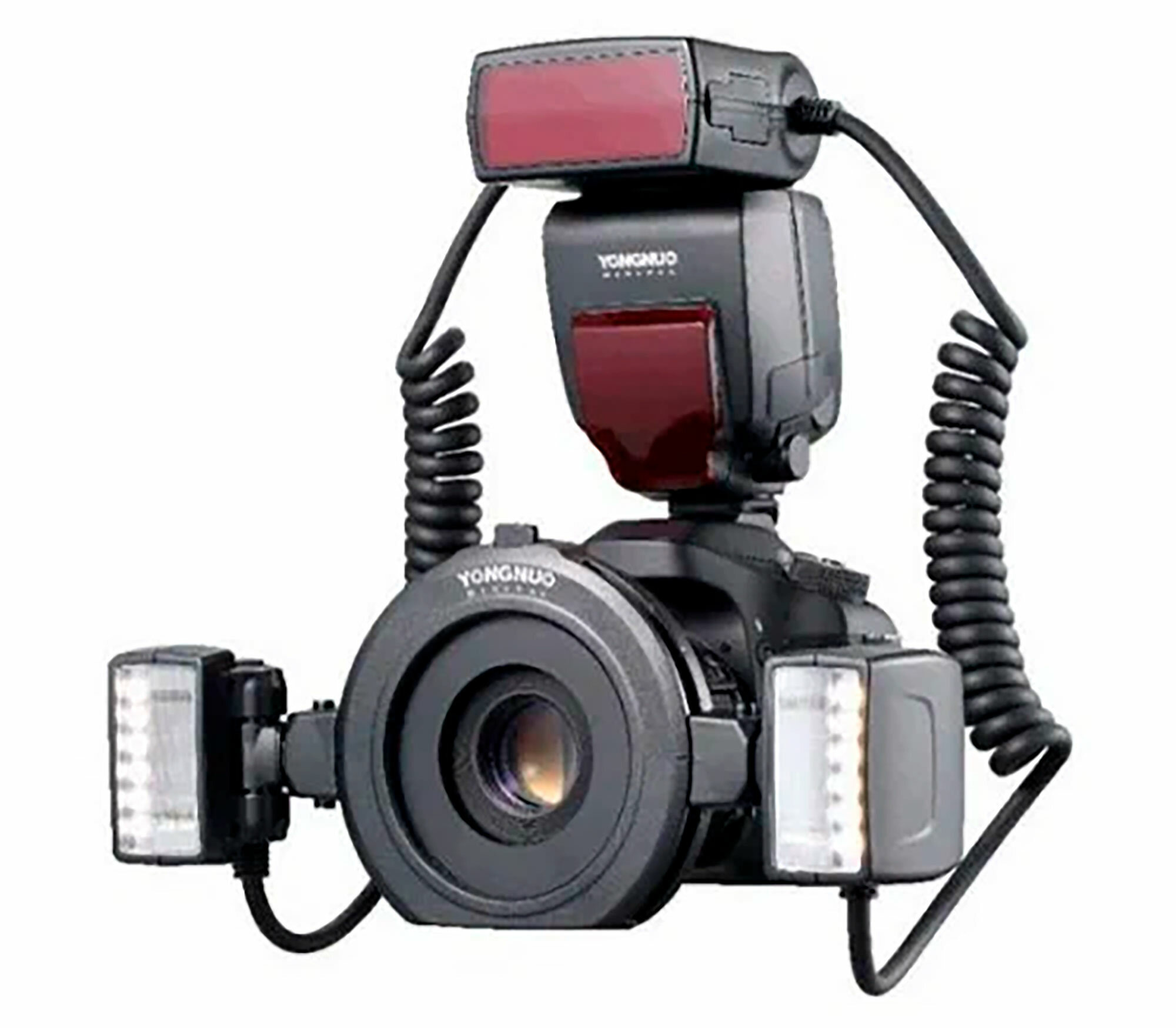 Вспышка Yongnuo Speedlite YN-24EX Macro TTL для Canon, питание от AA
