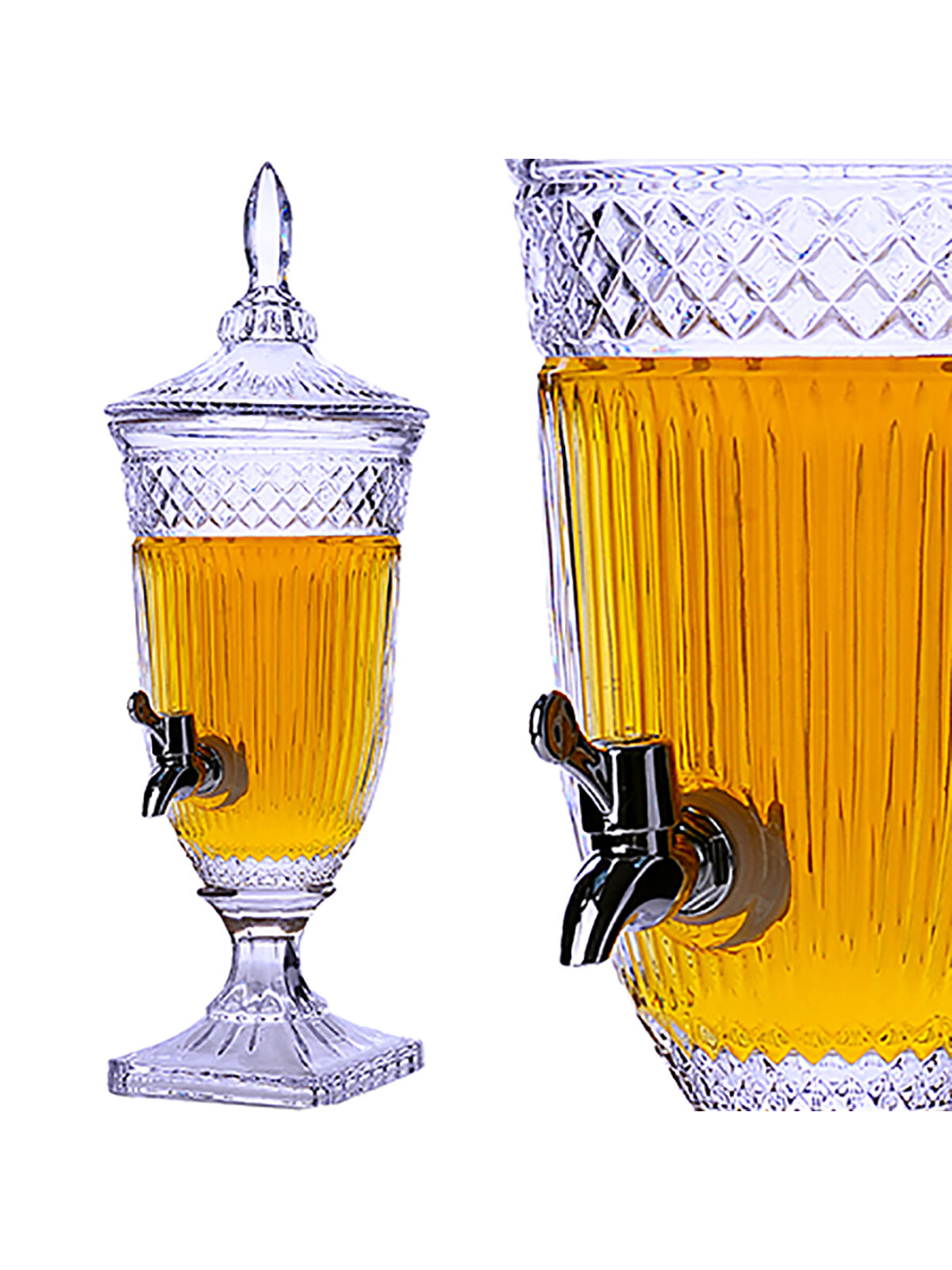 Лимонадница с краником Loraine, стекло, 1,8 л