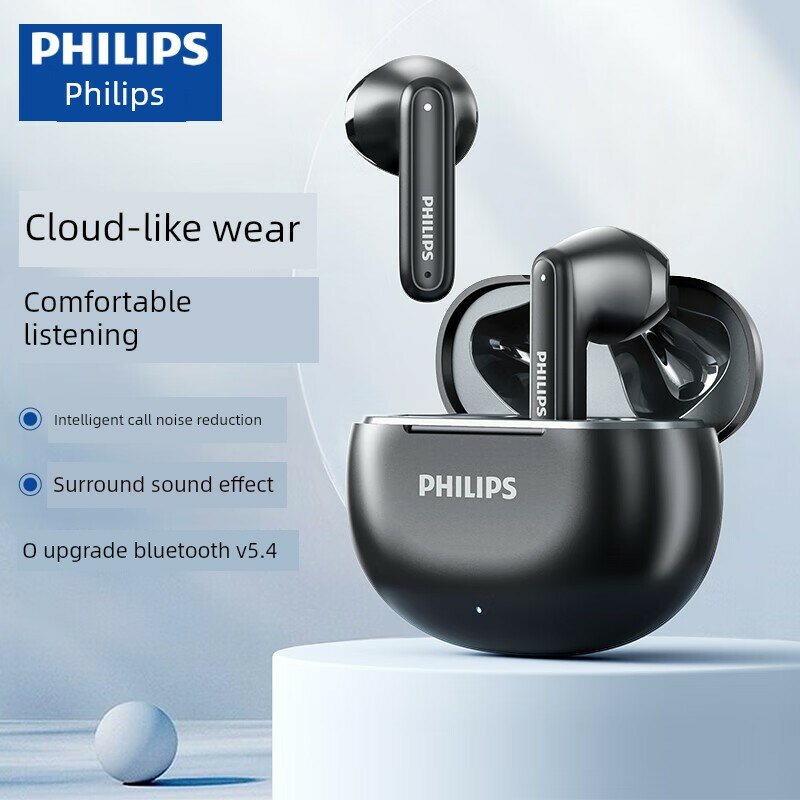 Philips TAT1420 беспроводные наушники с Bluetooth 5.4, стабильным соединением и шумоподавлением при звонках