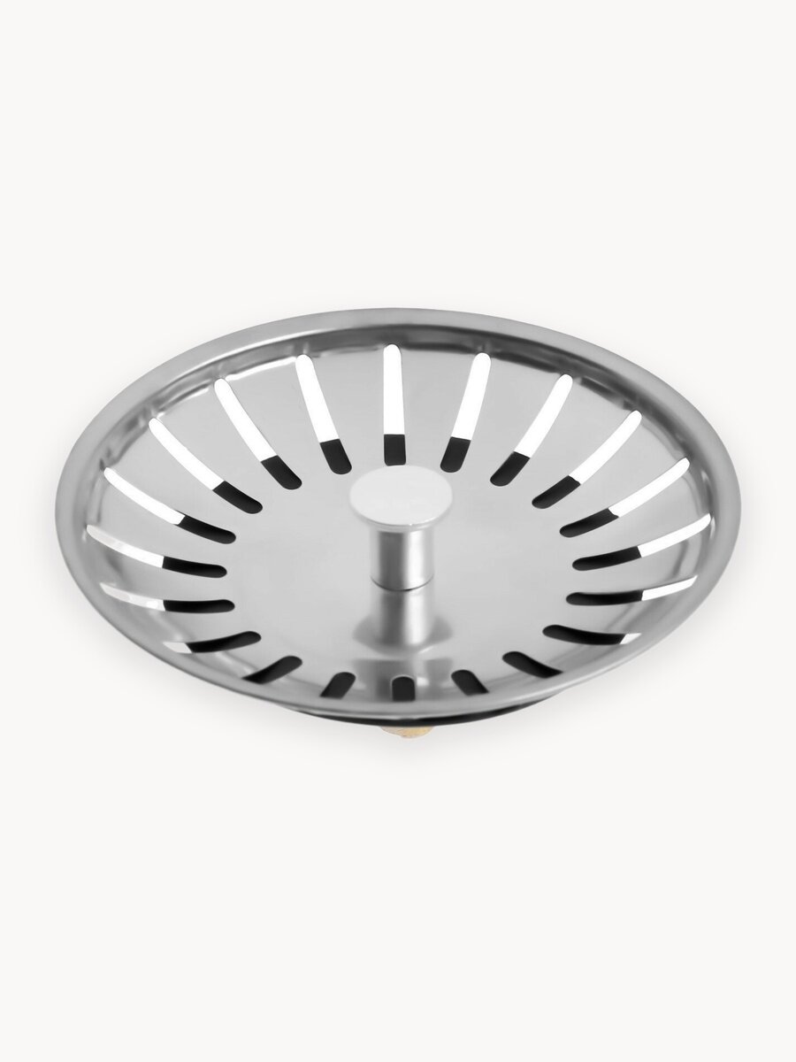 Сеточка сменная ZEIN engr, для кухонной мойки 3 1/2", нержавеющая сталь