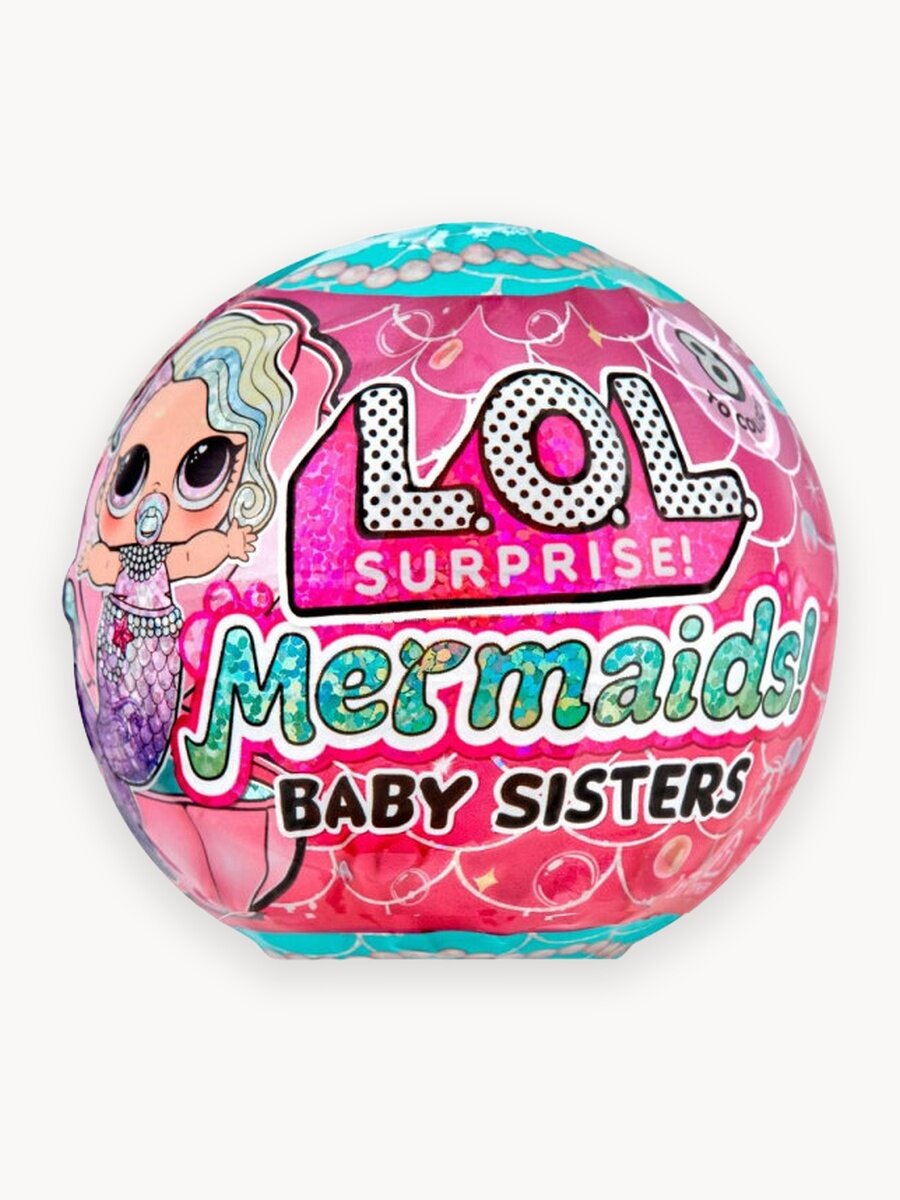 ЛОЛ сюрпрайз Кукла сюрприз в шаре Сестричка Mermaids! с аксессуарами L.O.L. SURPRISE!