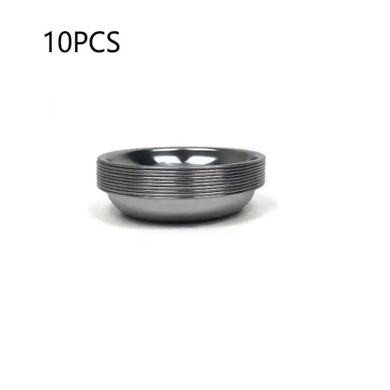 Металлические соусницы из нержавеющей стали, 5/10 шт. 10PCS