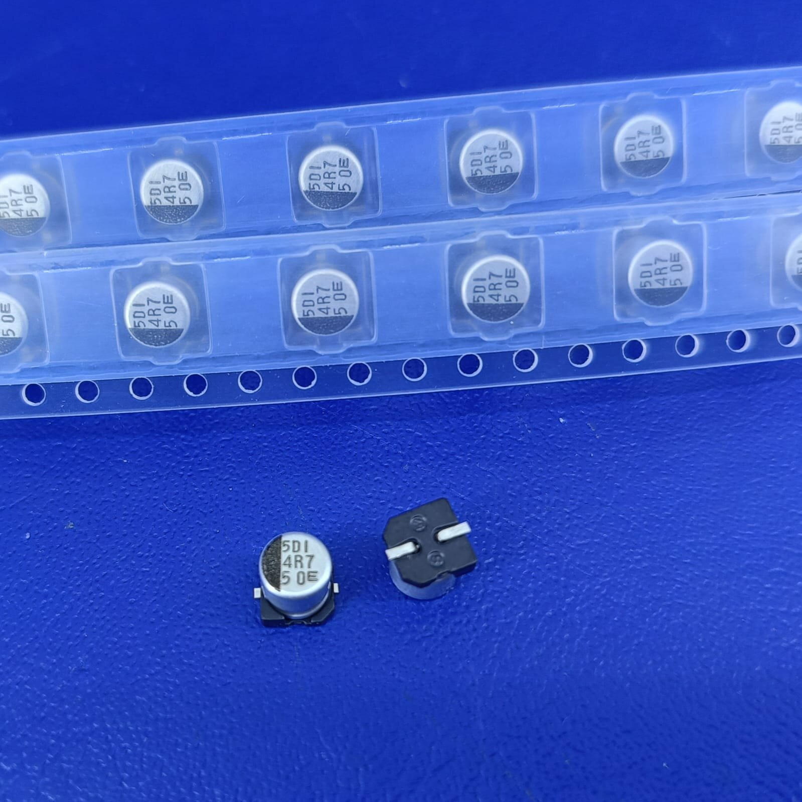 20 штук SMD конденсатор 4,7 мкФ 50V d4h5,5